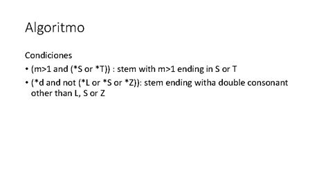 Algoritmo De Porter An Algorithm For Suffix Stripping