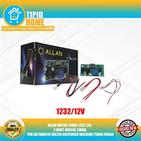 Allan Water Timer 1232 12v 2 Digit Digital Timer For Automatic Water Dispenser Machine Tubig