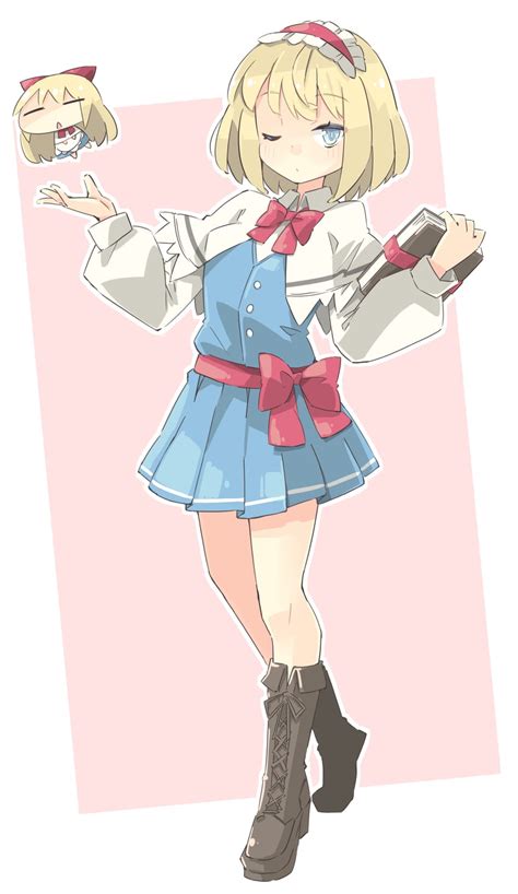 Alice Margatroid And Shanghai Doll Touhou Drawn By Arnest Danbooru