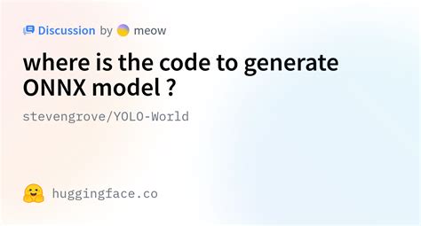 Stevengrove YOLO World Where Is The Code To Generate ONNX Model