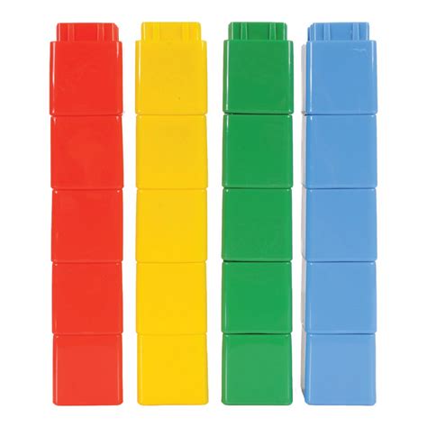 Jumbo Unifix® Cubes 20 Pieces