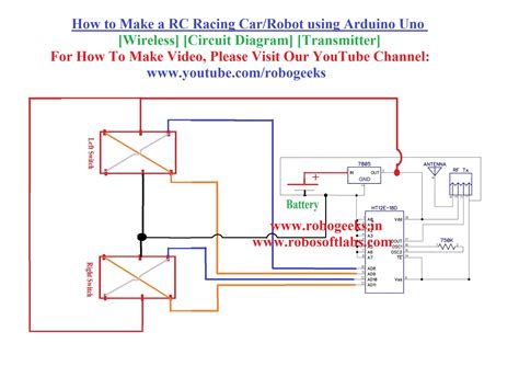 Robogeeks How To Make A Rc Racing Carrobot Using