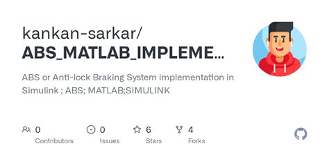 Github Kankan Sarkarabsmatlabimplementation Abs Or Anti Lock