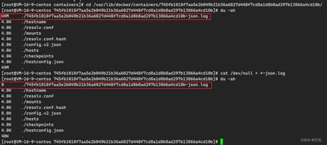 Linux磁盘爆满清理docker容器loglinux Docker 日志清理 Csdn博客
