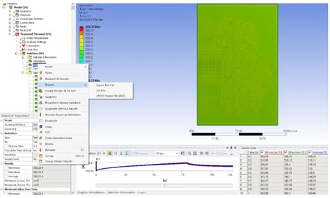 How To Export Results In Ansys Transient Thermal