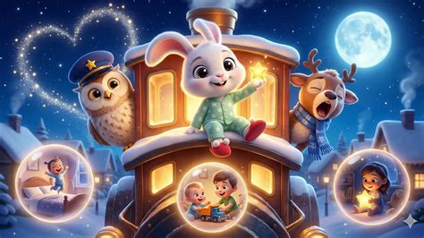 Little Funny Bunny And The Christmas Dream Train 🎄 Calm Kind And Brave
