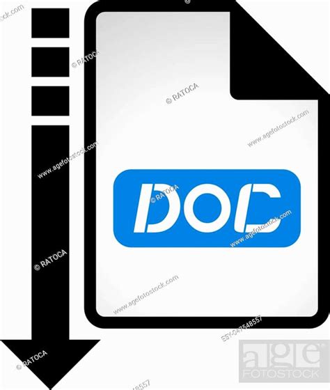 Design Of Download Doc Symbol Stock Vector Vector And Low Budget