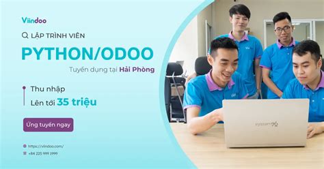 [hải phòng] tuyển dụng lập trình viên python odoo