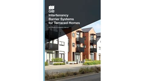 Gib® Intertenancy Barrier System By Gib Eboss