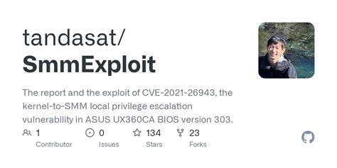 GitHub Tandasat SmmExploit The Report And The Exploit Of CVE 2021