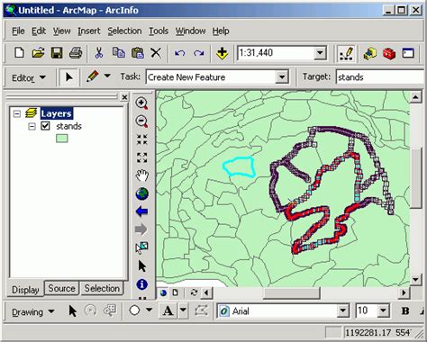 creating feature datasets and vector editing
