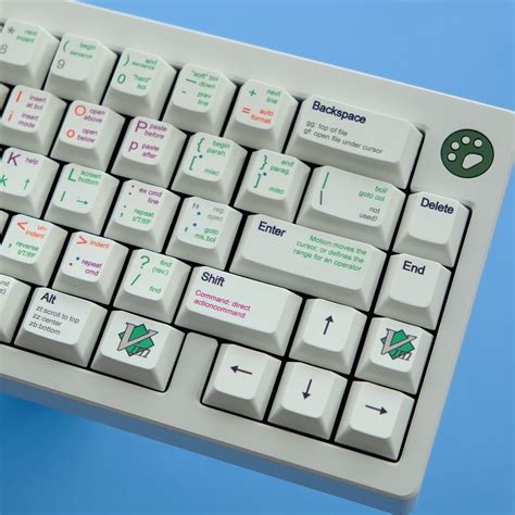 Gmk Vim Theme Keycaps Cherry Profile Keycaps Set Pbt Etsy