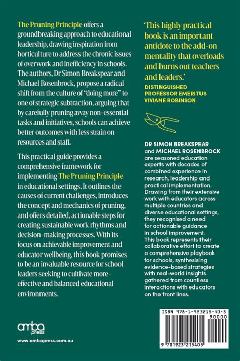 The Pruning Principle Amba Press