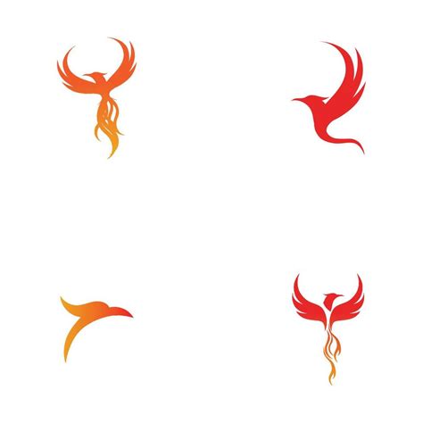 ilustração em vetor design de logotipo fênix Vetor no Vecteezy