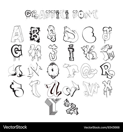 Graffiti Font Letters And Numbers Free - Infoupdate.org