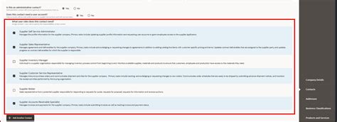 How To Edit Contacts Page On The Redwood Supplier Registration In Visual Builder — Cloud
