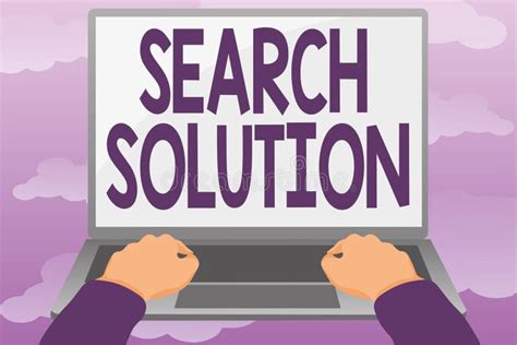 Inspiration Showing Sign Search Solution Concept Meaning An Action Or Process Of Finding