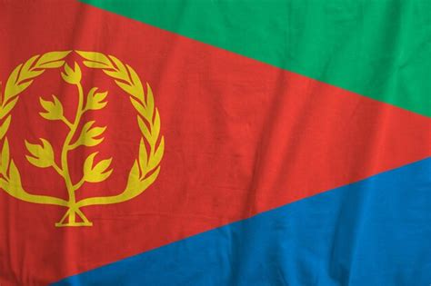 Premium Photo Fabric Texture Of The Flag Of Eritrea