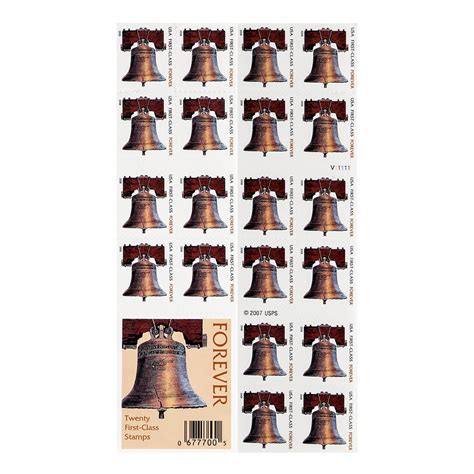 2007 Us Liberty Bell Forever Stamps Kscm