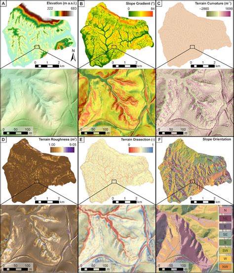 Geomorphological Landslide Conditioning Factors Derived From 1 M Lidar
