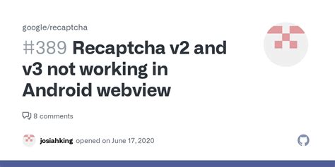 Recaptcha V And V Not Working In Android Webview Issue Google Recaptcha GitHub
