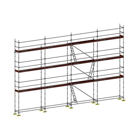 Sistema De Andamio Multidireccional Meka 48 12m Fachada 84 M2