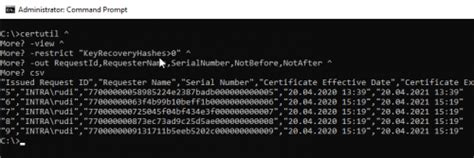 Exporting Archived Private Keys From The Certification Authority Database Uwe Gradenegger
