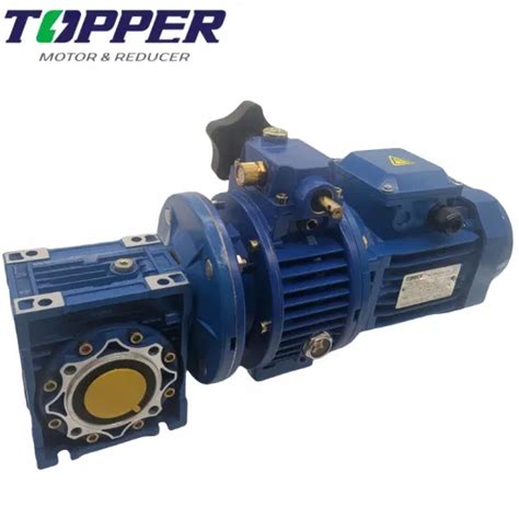 Udl Series Variable Speed Gearbox With Aluminum Three Phase Electric Motor AC Motor And