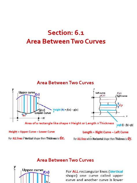61 Area Between Two Curves Pdf