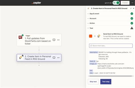 rss ground integration with zapier