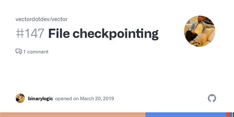 File Checkpointing Issue Vectordotdev Vector GitHub