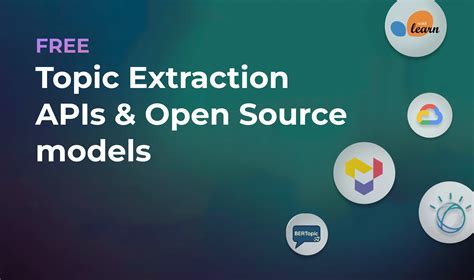 top free topic entity extraction tools apis and open source models