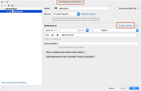 Springboot热部署配置modify Options 为什么没有spring Boot Csdn博客