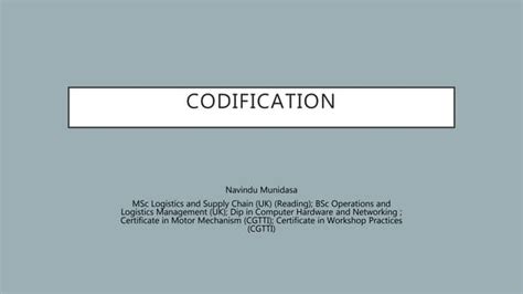 Codification Pptx Programming Languages Computing