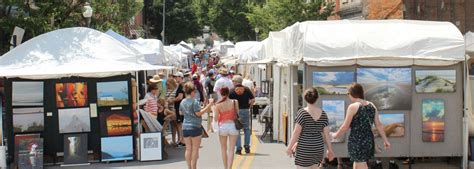 Annual Sidewalk Art Show Downtown Roanoke