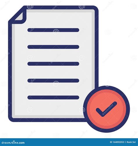 checked document isolated vector icon which can easily modify or edit