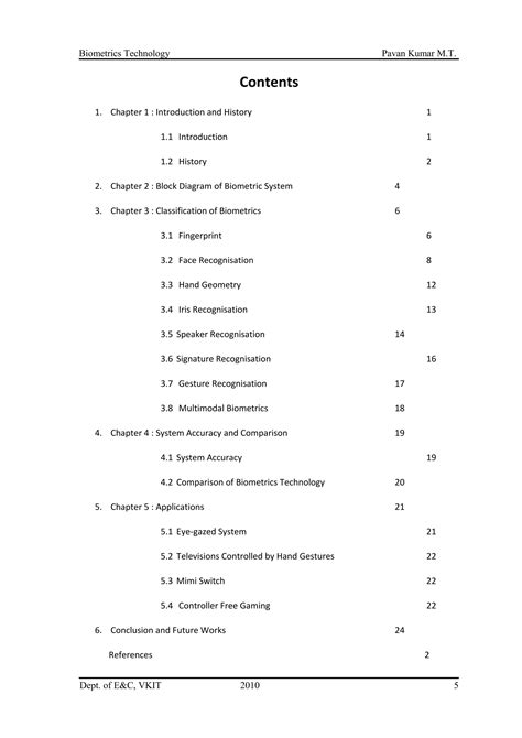 Biometrics Technology Seminar Report Doc