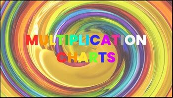 MULTIPLICATION CHARTS By PRIMARY PRINCIBAL TPT