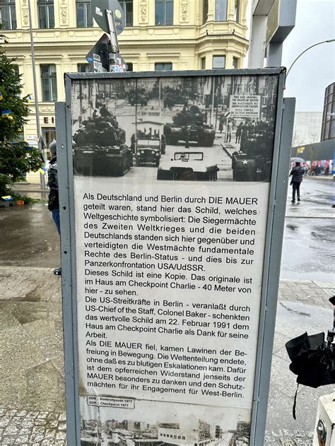 베를린 체크포인트 찰리 체크포인트 찰리 Der Checkpoint Charlie 냉전시대 랜드마크