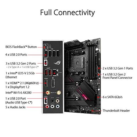 Asus Rog Strix B550 Xe Gaming Wifi Amd Am4 Zen 33rd Gen Ryzen Atx