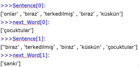 Sequence And Next Word Examples Download Scientific Diagram
