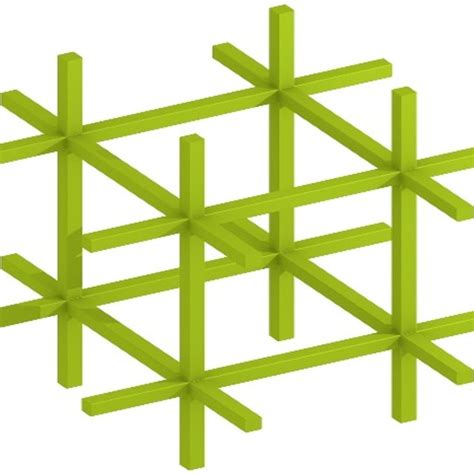 Cubic Periodic Cellular Structure A The Simplest Example Of A Cubic