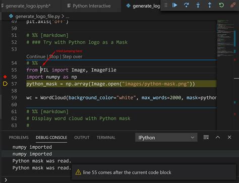 Jump To Cursor Doesnt Seem To Work When Debugging Cells · Issue 150