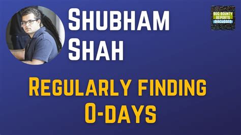 Security Source Code Review Expert Shubham Shah Youtube