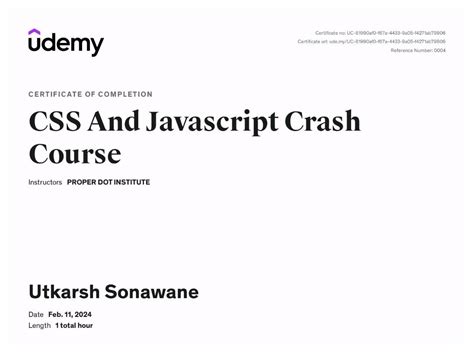Completed A Crash Course In Css And Javascript Utkarsh Sonawane Posted On The Topic Linkedin