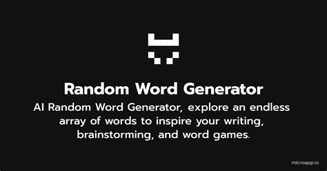 Random Word Generator