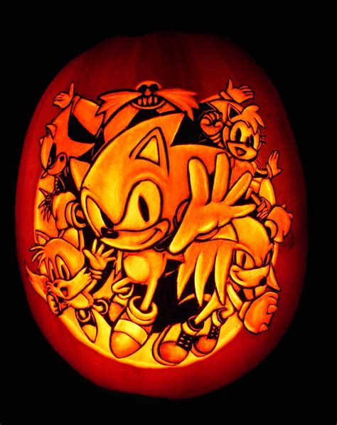 Sega Pumpkin Carving Poject Page Pumpkinfreak