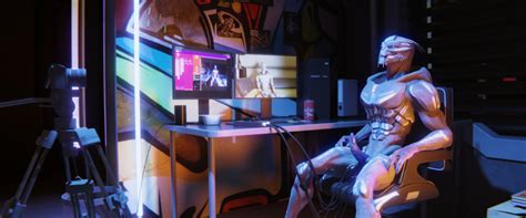 Rule 34 3d Artwork Alien Camera Controller Digital Media Artwork Duo Electricity Electrode