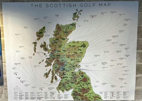 The Scottish Golf Map Malin And Mizen