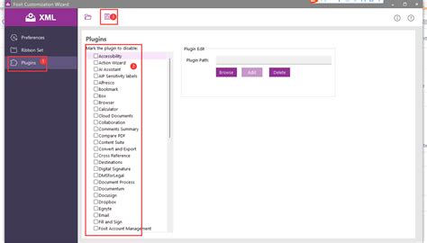 how to enable disabled plugins in foxit pdf editor or foxit pdf reader？